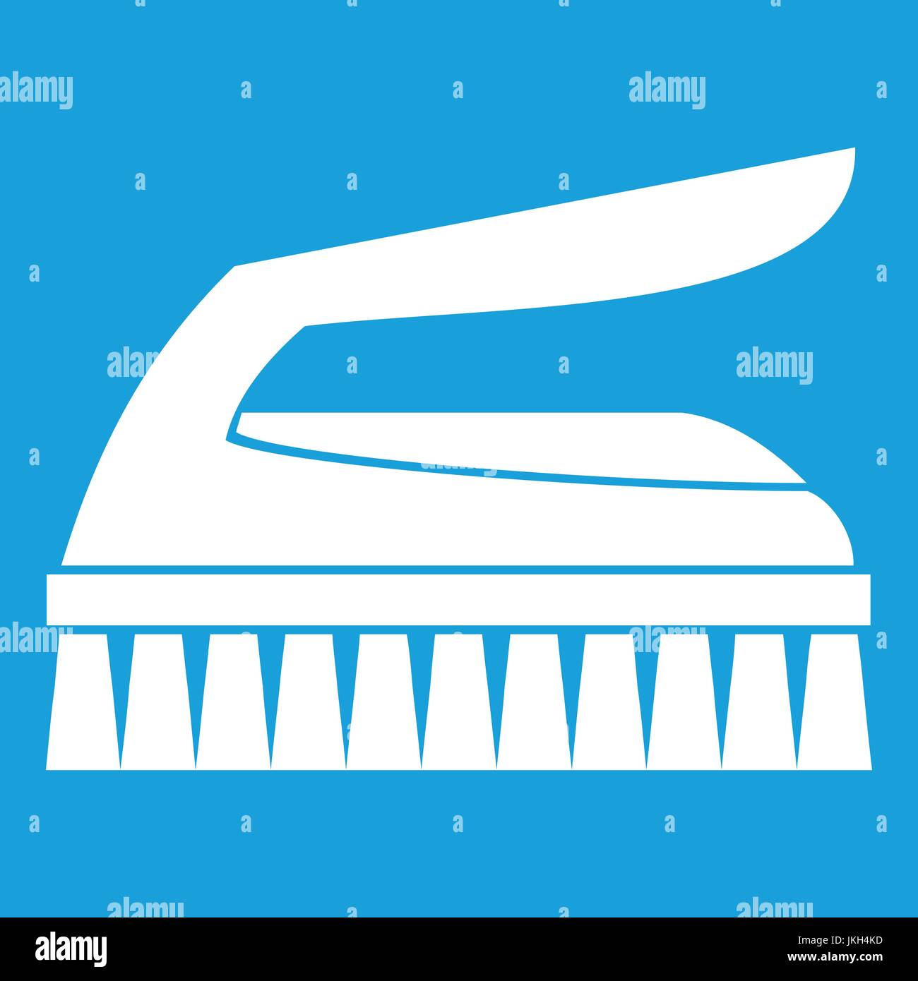 Brush for cleaning icon white Stock Vector Image & Art - Alamy