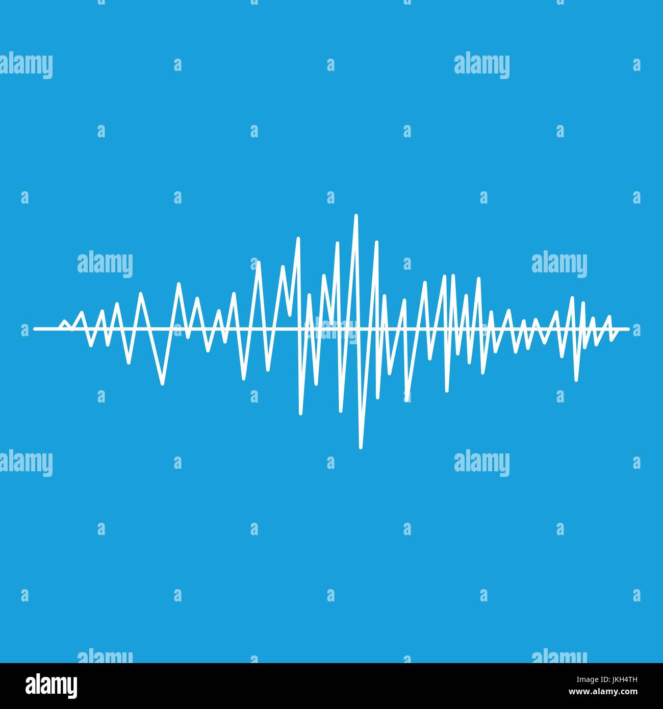 Sound wave icon white Stock Vector Image & Art - Alamy