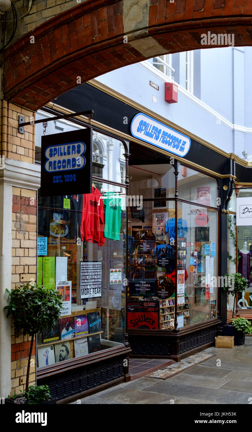 Around Cardiff Capital city of Wales Great Britain Morgan Arcade Stock ...