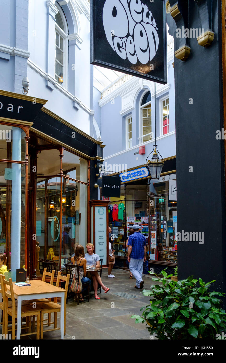 Around Cardiff Capital city of Wales Great Britain Morgan Arcade Stock ...