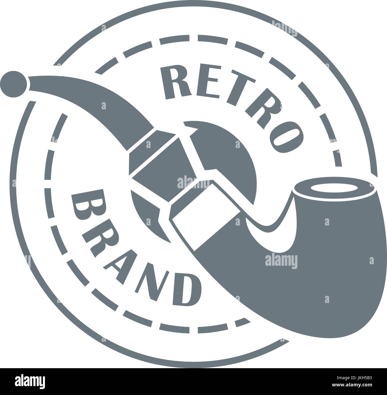 Retro brand logo, simple style Stock Vector Image & Art - Alamy