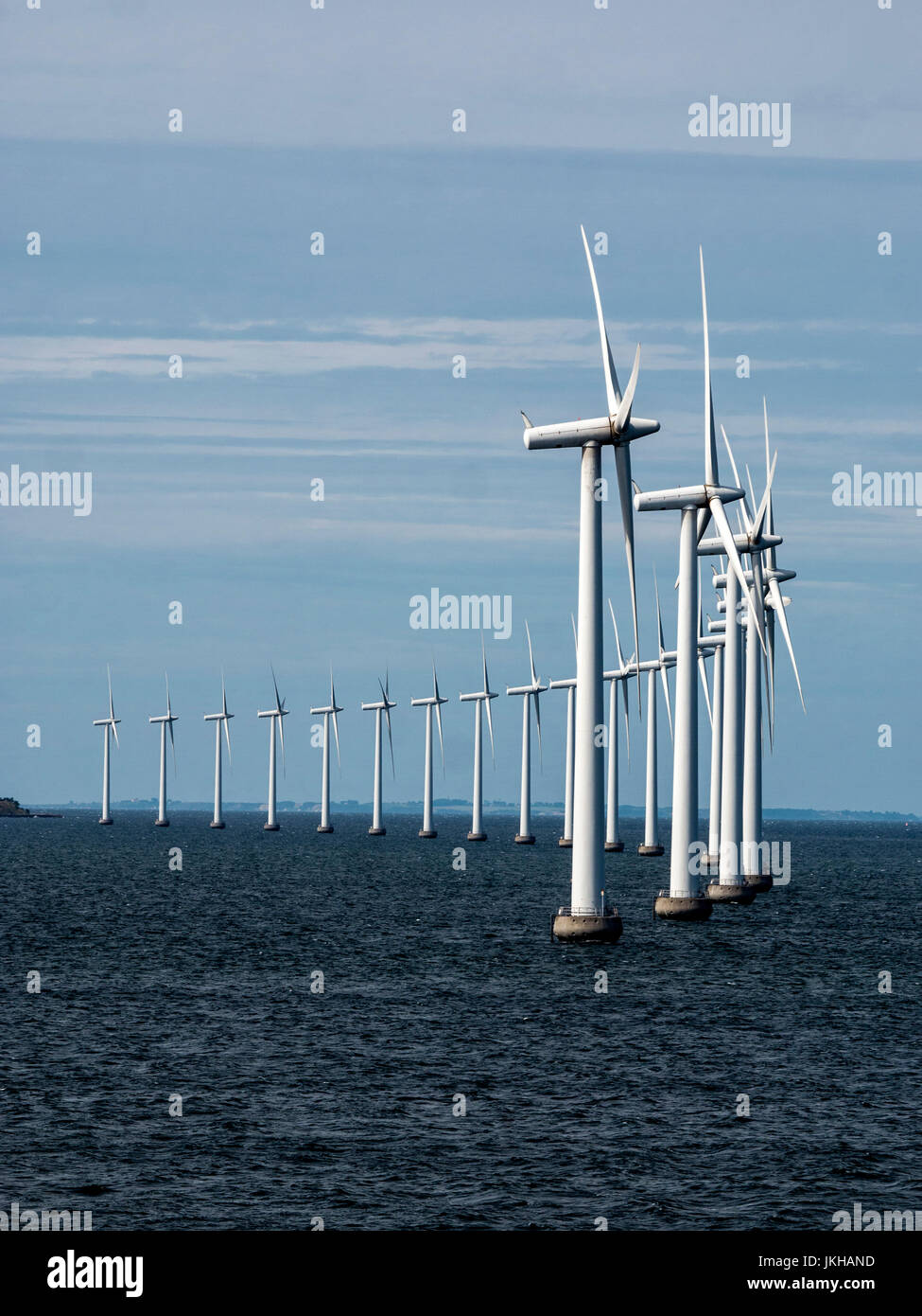 Wind turbines at sea Stock Photo - Alamy