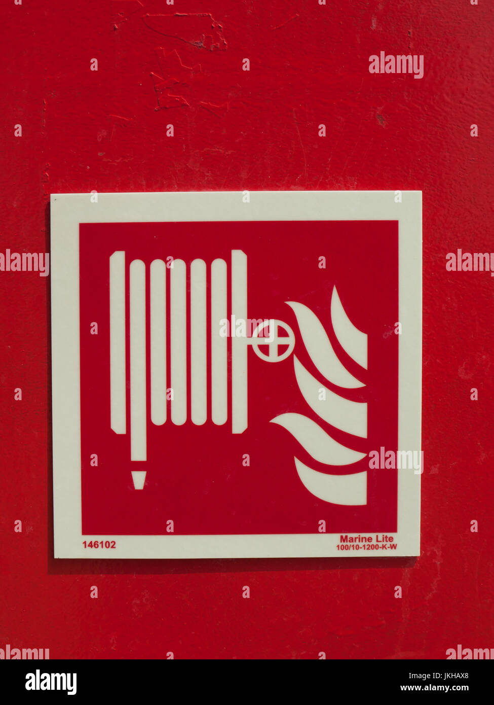 Fire Hydrant Sign Stock Photo - Alamy