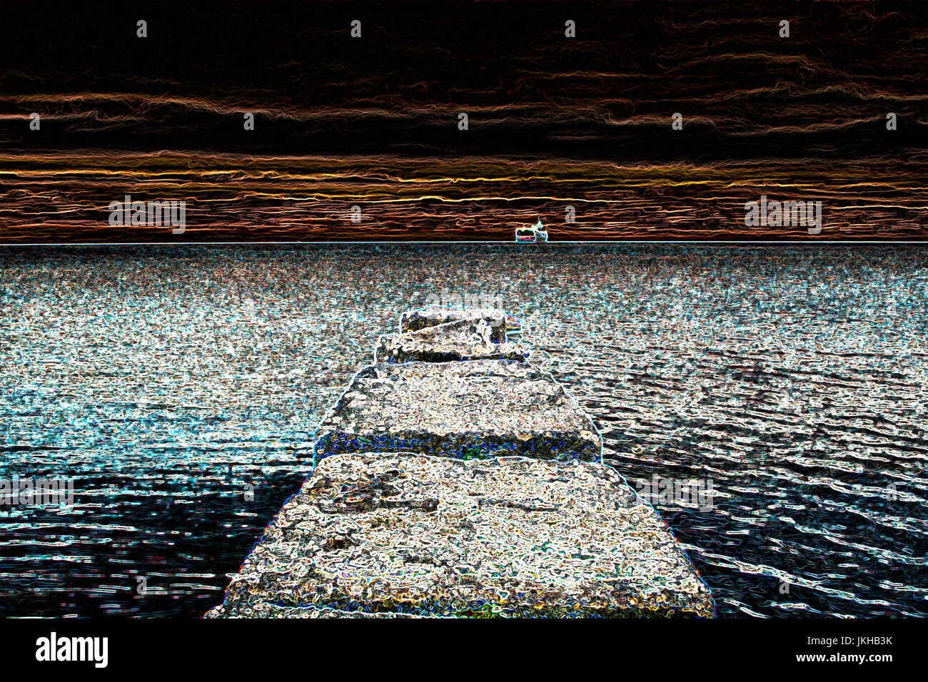 Beautiful see view Stock Photo - Alamy