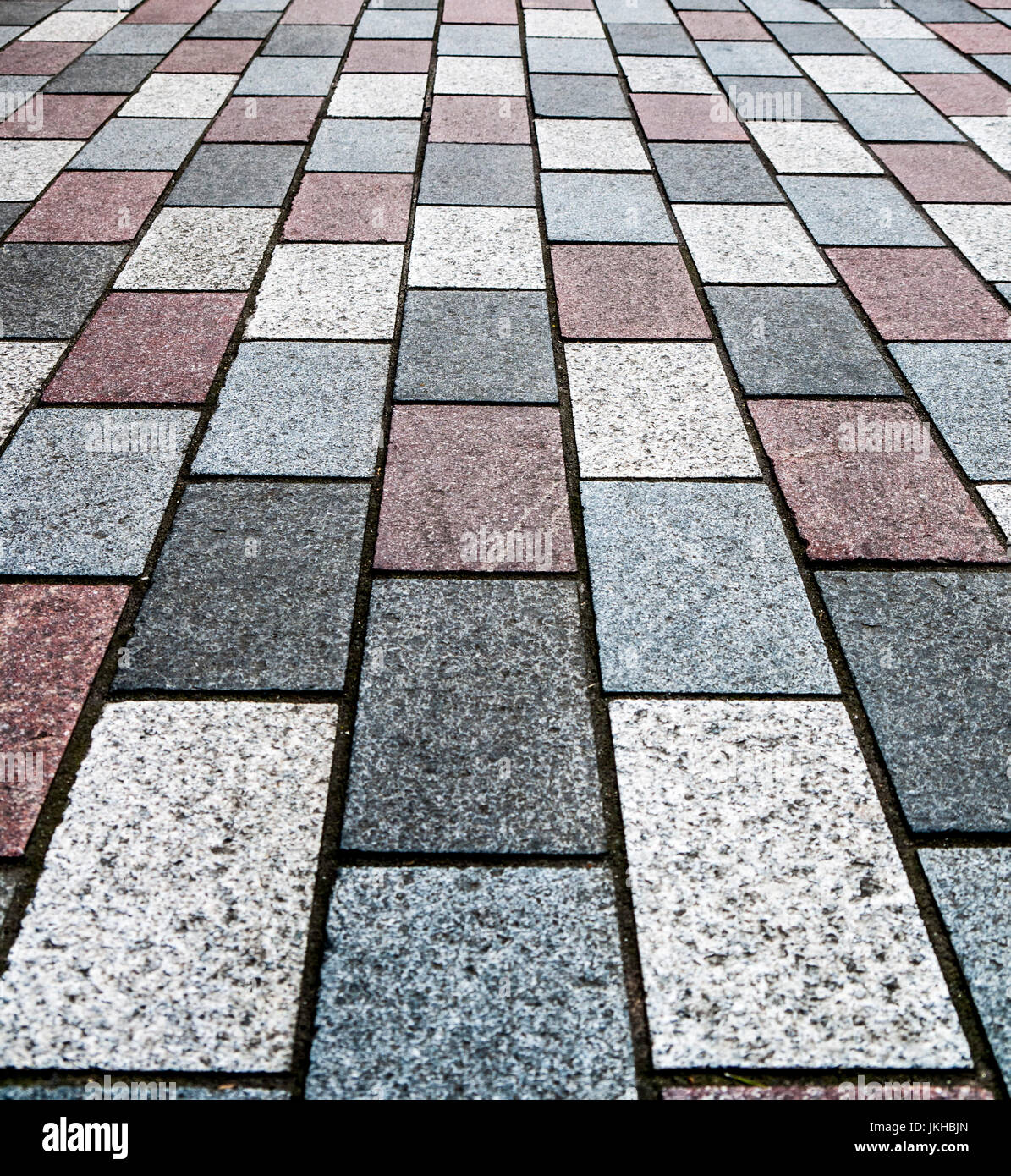 Multi coloured paviors Stock Photo - Alamy