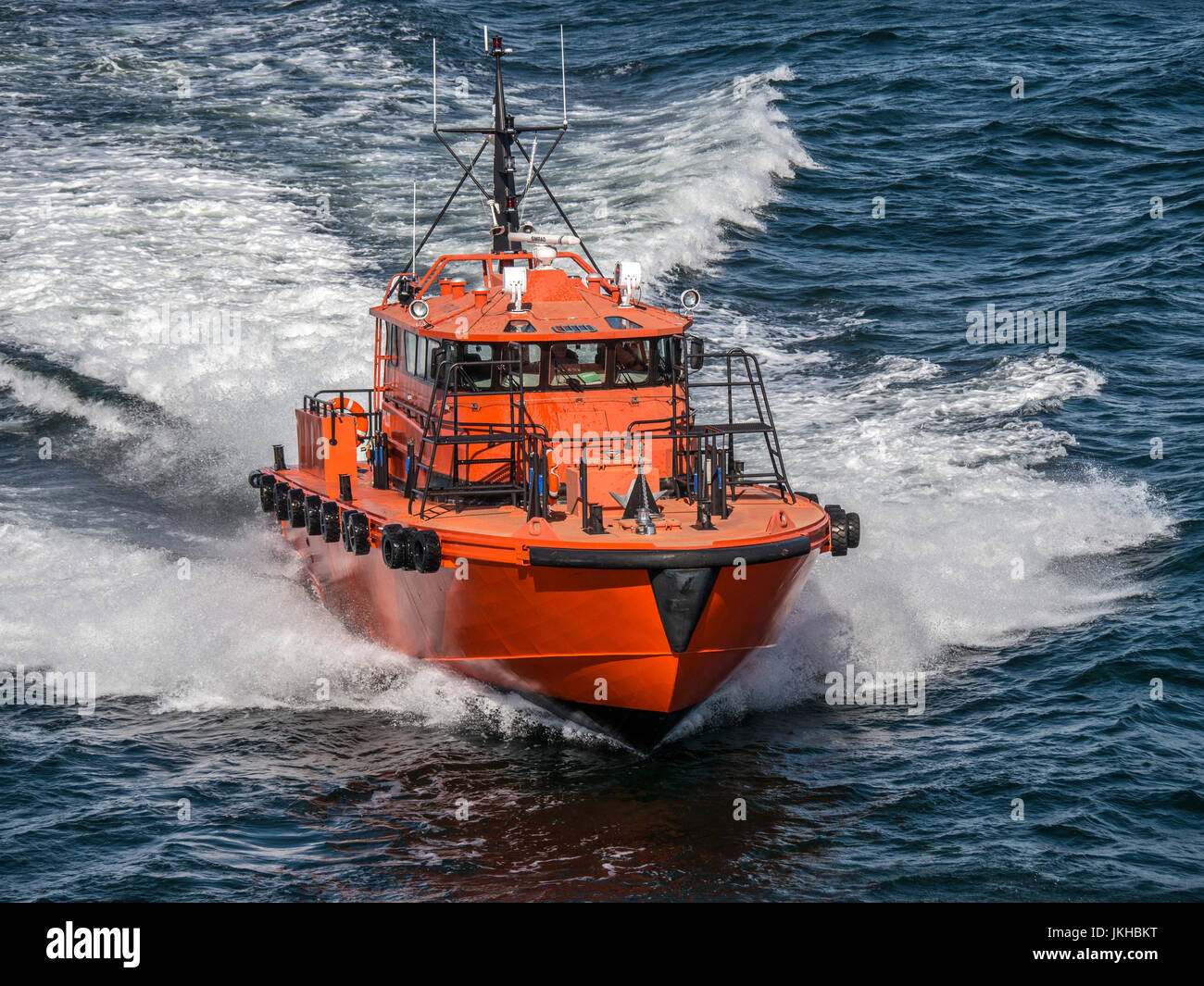 Pilot Boat Baltic Sea Stock Photo - Alamy