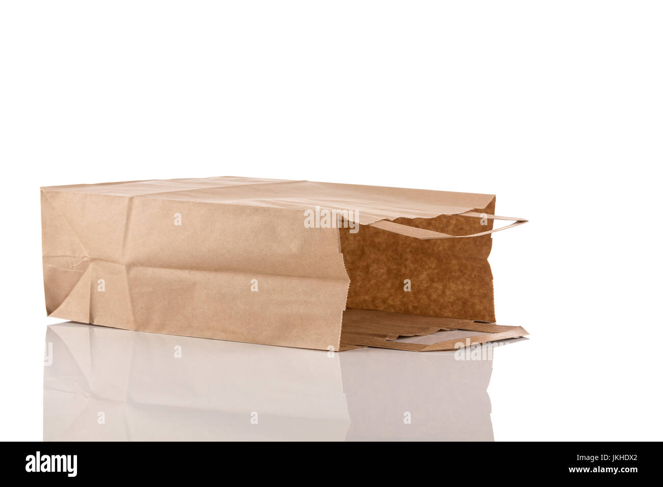 paper bag isolated on a white background Stock Photo - Alamy