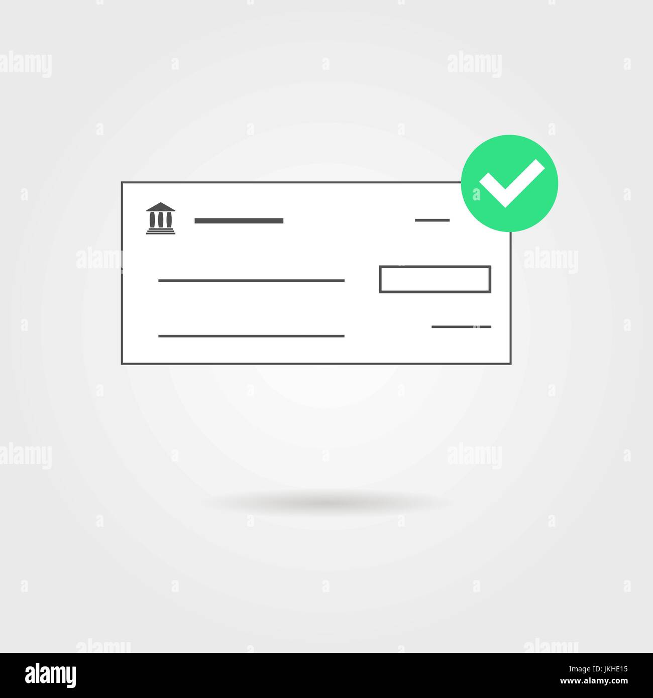 Banking checkbook Stock Vector Images - Alamy