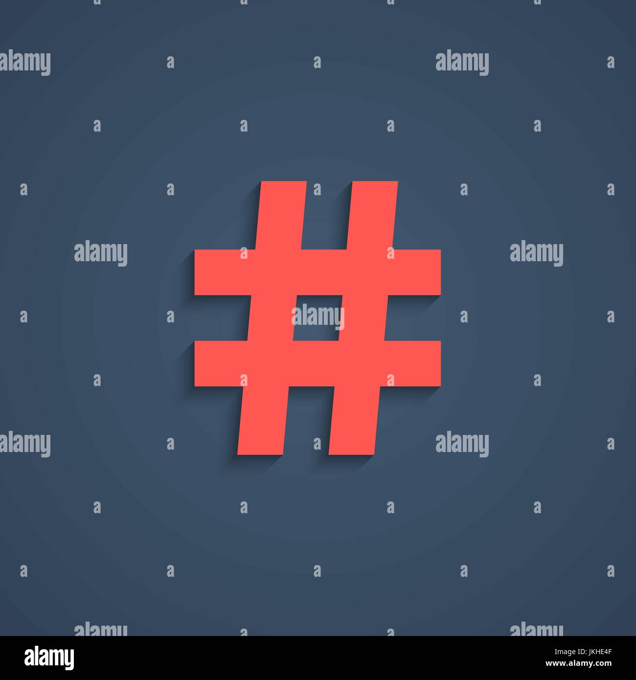 Hashtag symbol sharp hash Stock Vector Images - Alamy