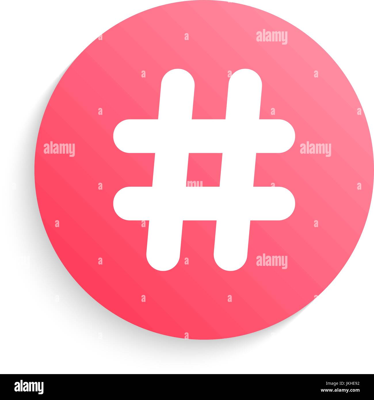 Hashtag symbol sharp hash Stock Vector Images - Alamy