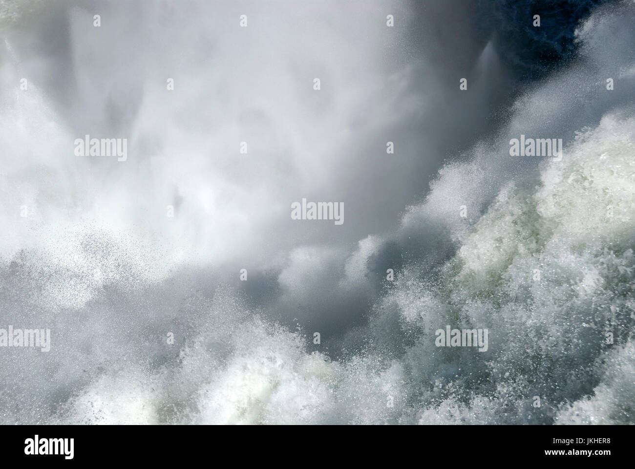 Turbulence from the Upper Falls, Yellowstone River, Yellowstone ...