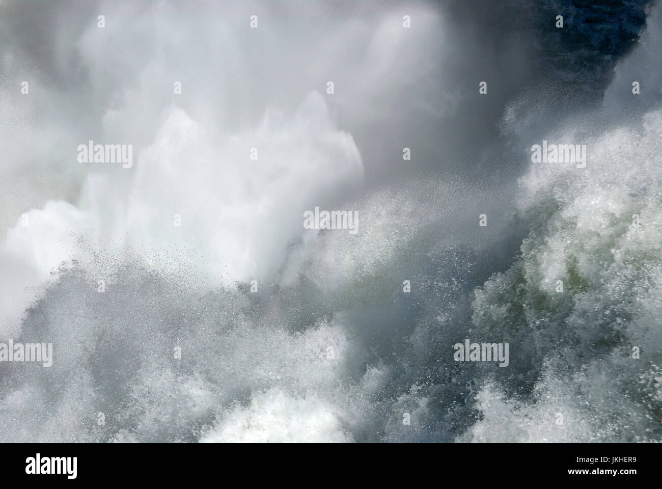 Turbulence from the Upper Falls, Yellowstone River, Yellowstone ...