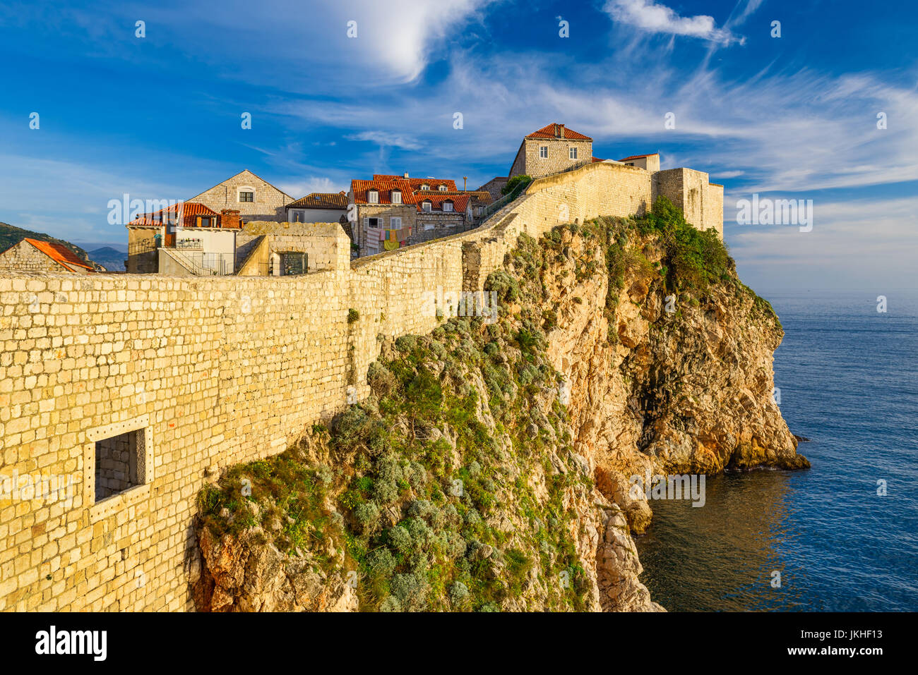 Old city walls of Dubrovnik, Croatia Stock Photo - Alamy