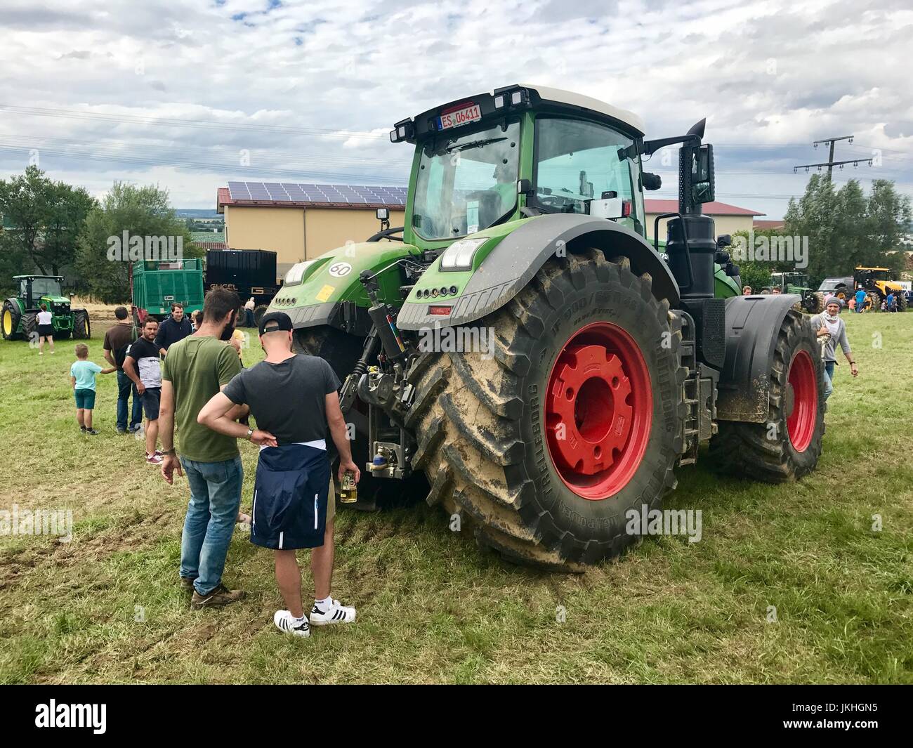 Fendt top model 1050 Vario at tractor exhibition Stock Photo - Alamy