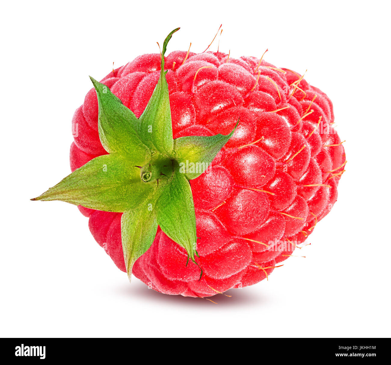 Raspberry isolated on white background Stock Photo - Alamy