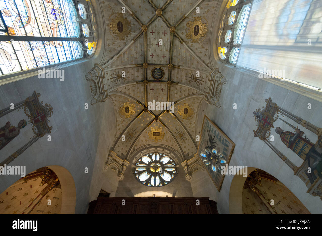 Chateau de Chantilly park and garden with stables in the north of Paris ...