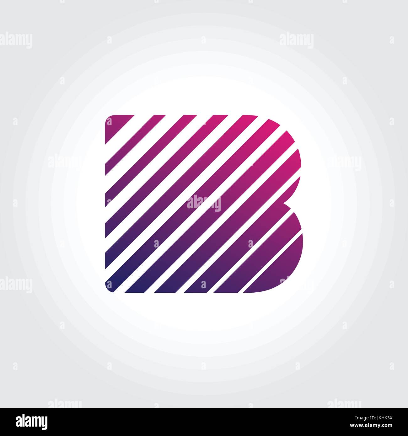 Creative Letter B Symbol Design Stock Vector Image & Art - Alamy