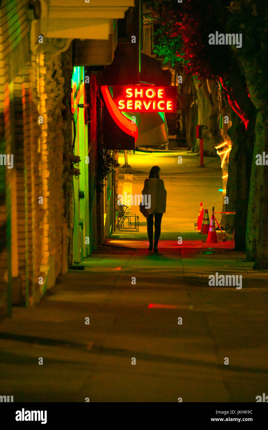 San Francisco street photography with telephoto lens Stock Photo - Alamy