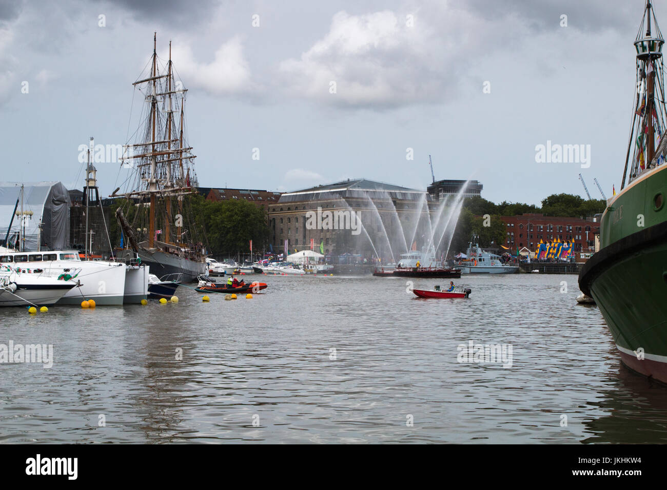 Fire boat pyronaut hi-res stock photography and images - Alamy