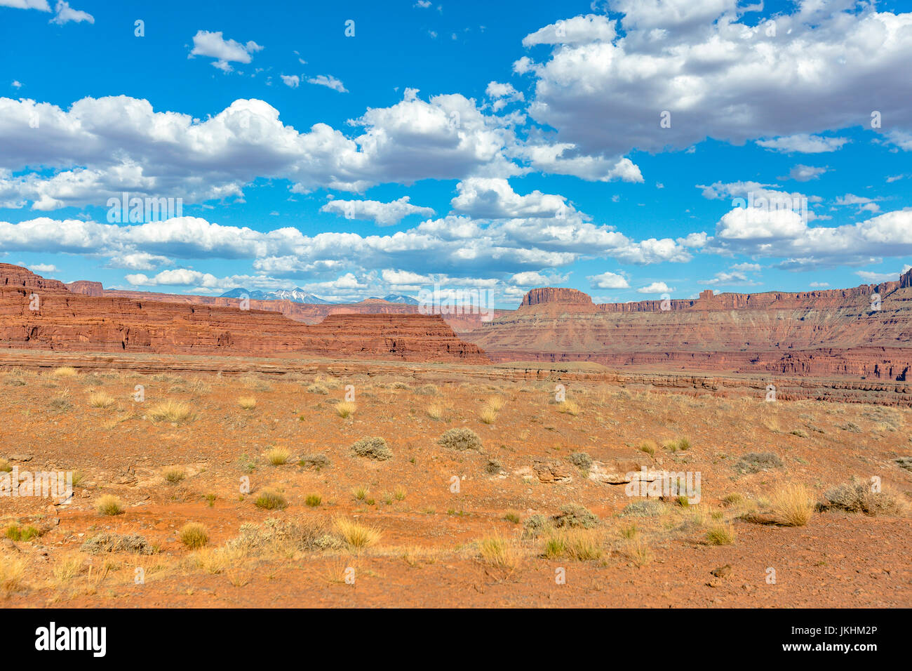 Off road vehicle views of Moab Utah trails on bright sunny days Stock ...