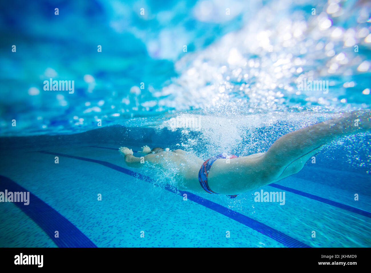 Adult body underwater pool hi-res stock photography and images - Alamy