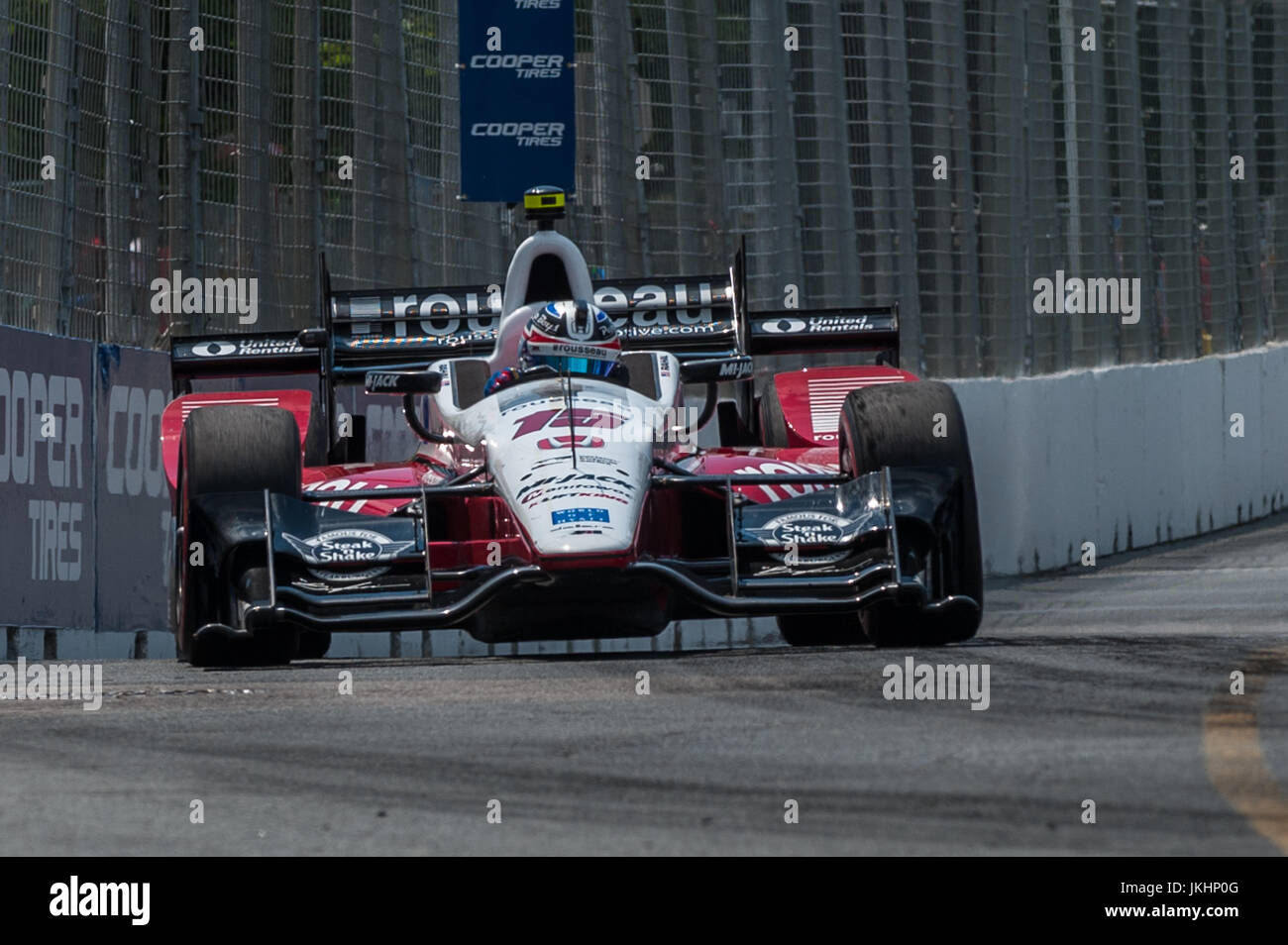 TORONTO, ON - JULY 16: Graham Rahal (#15) during the Verizon IndyCar ...