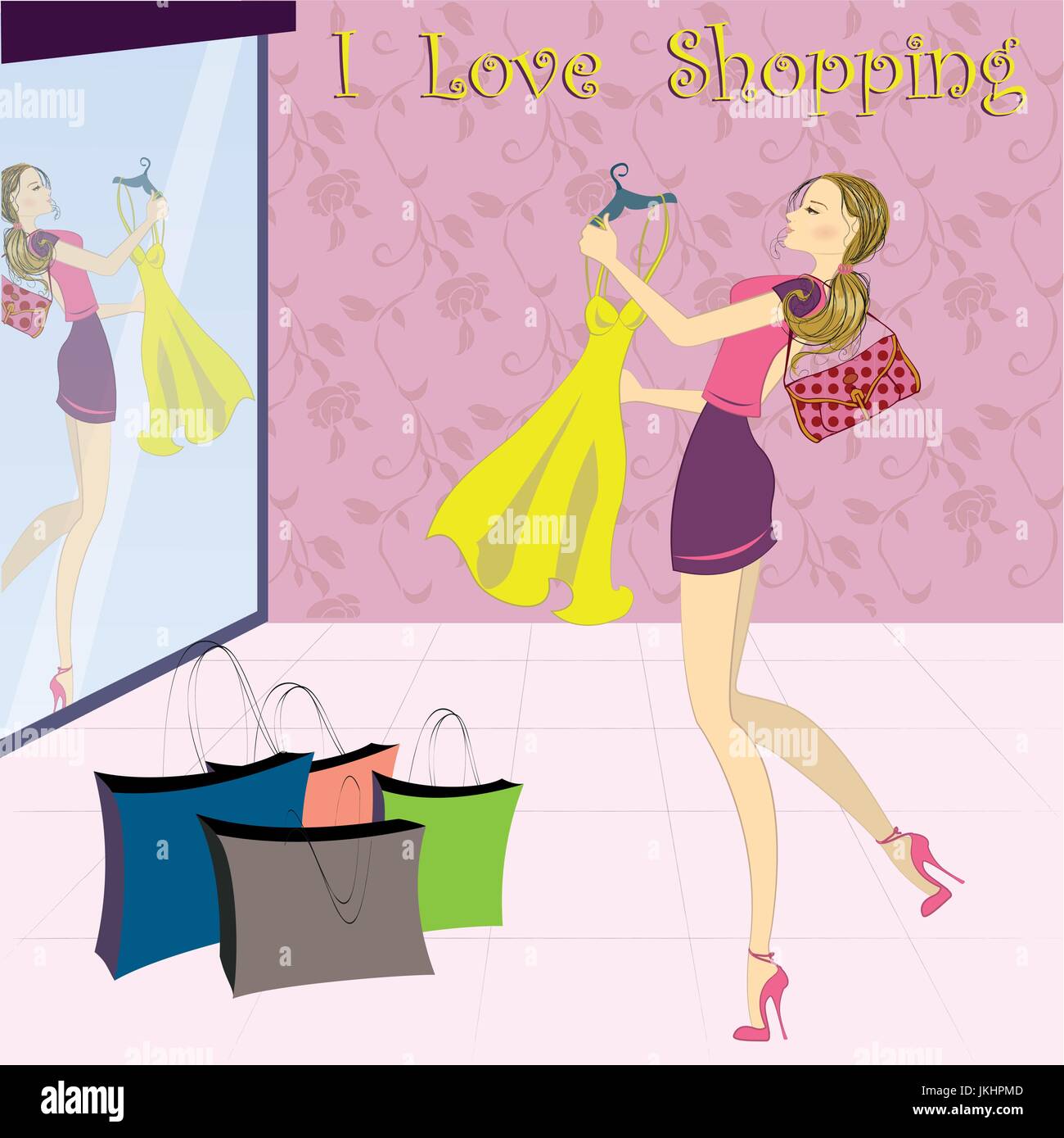 Suit shopping bag hi-res stock photography and images - Alamy