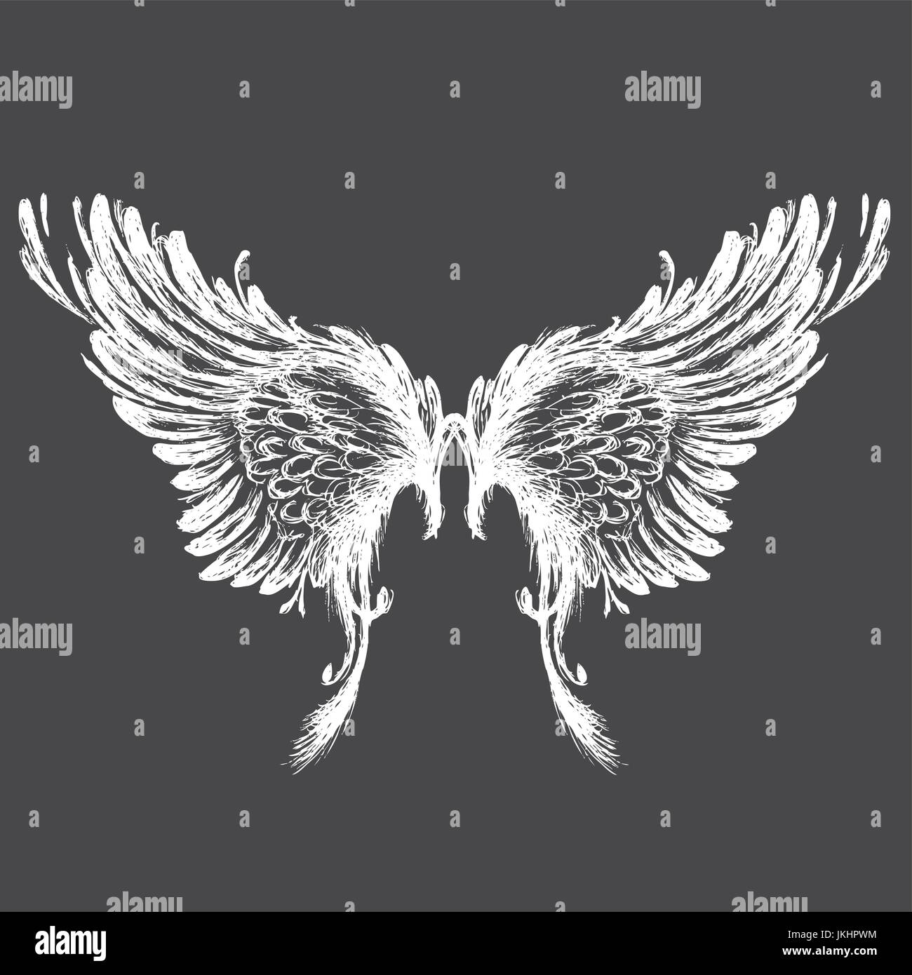 Wings vector illustration Stock Vector Image & Art - Alamy