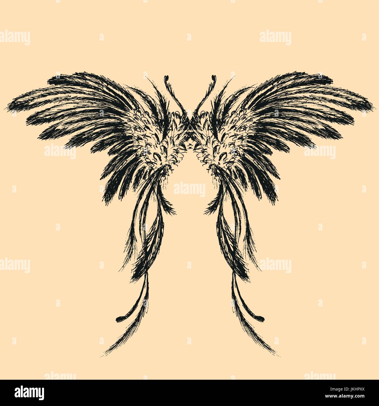 Wings vector illustration Stock Vector Image & Art - Alamy