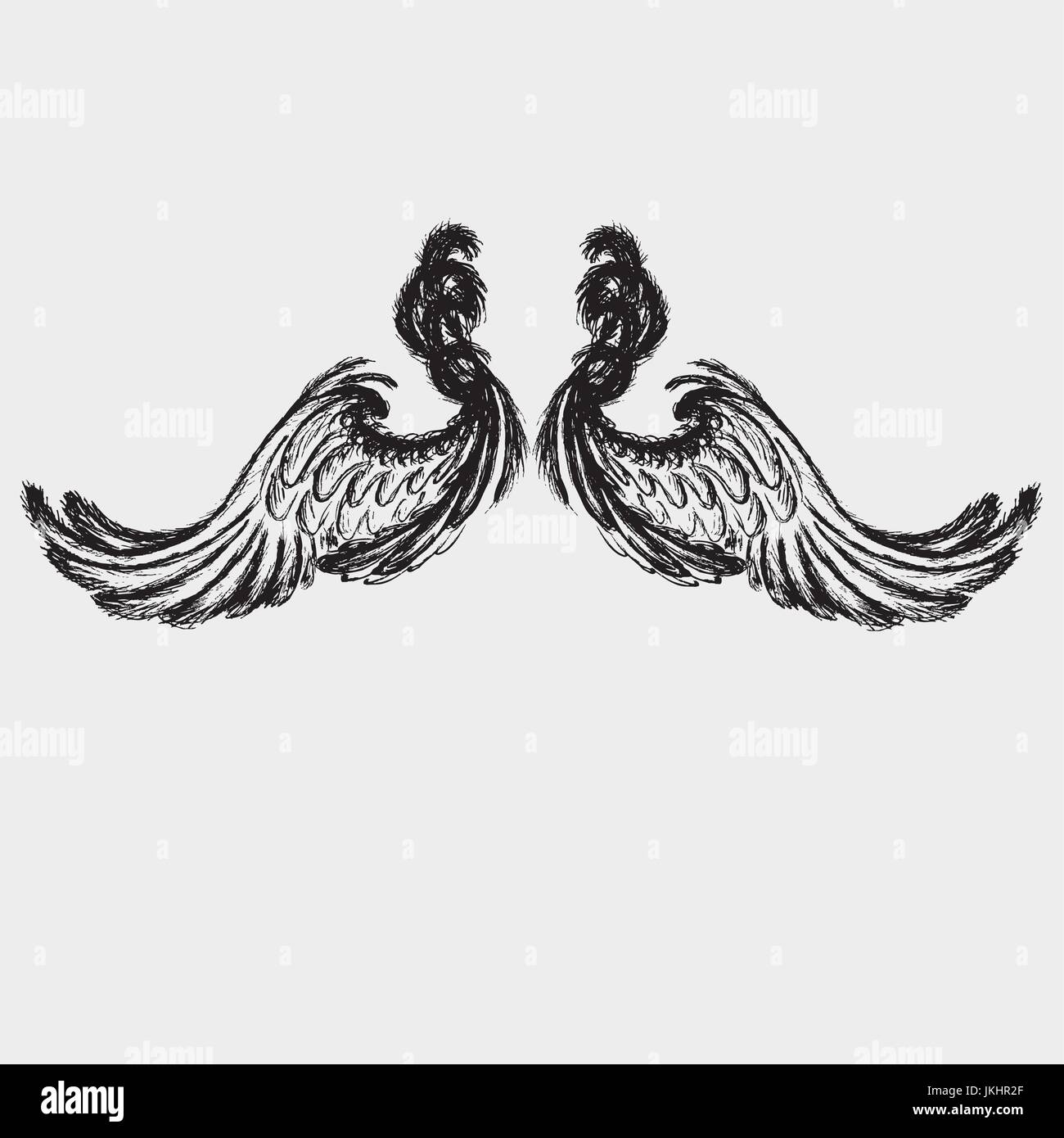 Wings vector illustration Stock Vector Image & Art - Alamy