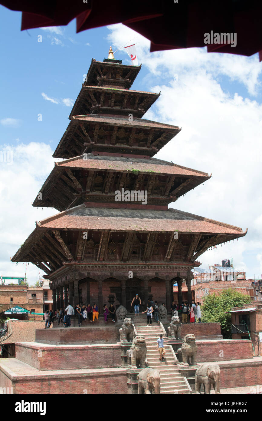 5 storey temple hi-res stock photography and images - Alamy