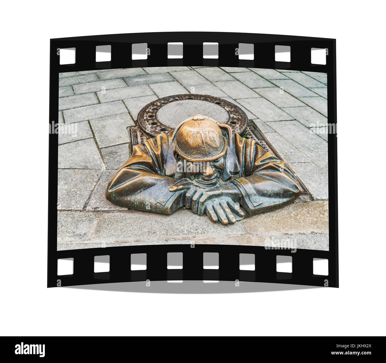 The sculpture of the Cumil, man at work, is one of the most famous ...