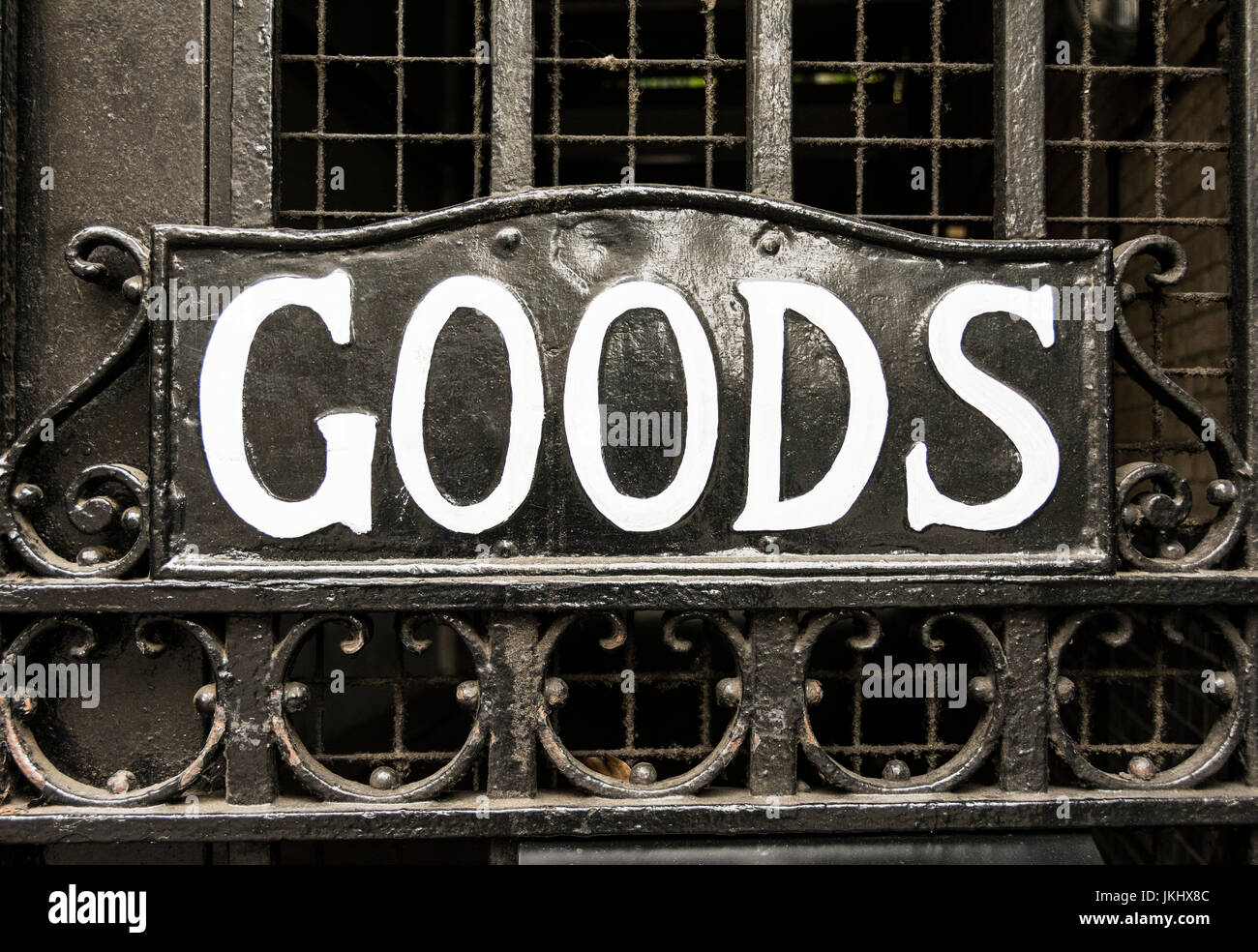 Entrance wrought iron sign hi-res stock photography and images - Alamy