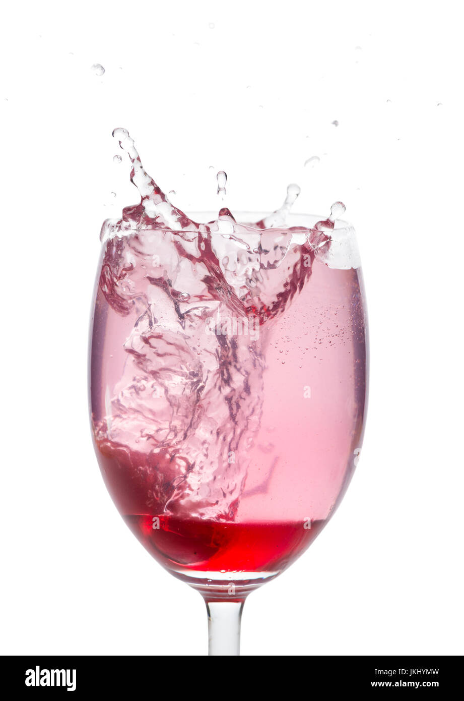 Cherry splash in transparent water hi-res stock photography and images ...