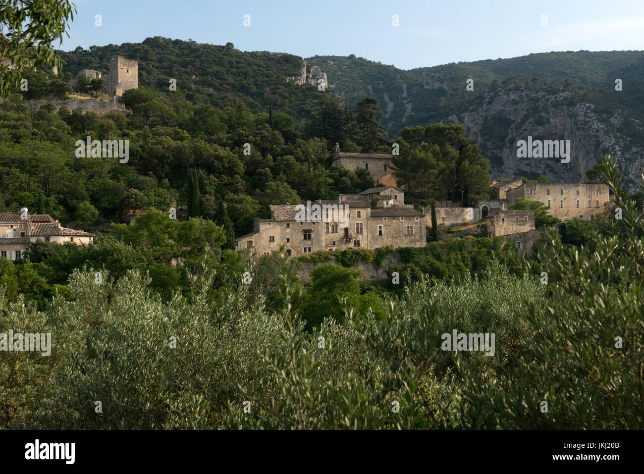 Medieval village of Oppede le Vieux, Vaucluse, Provence Alpes Cote d ...