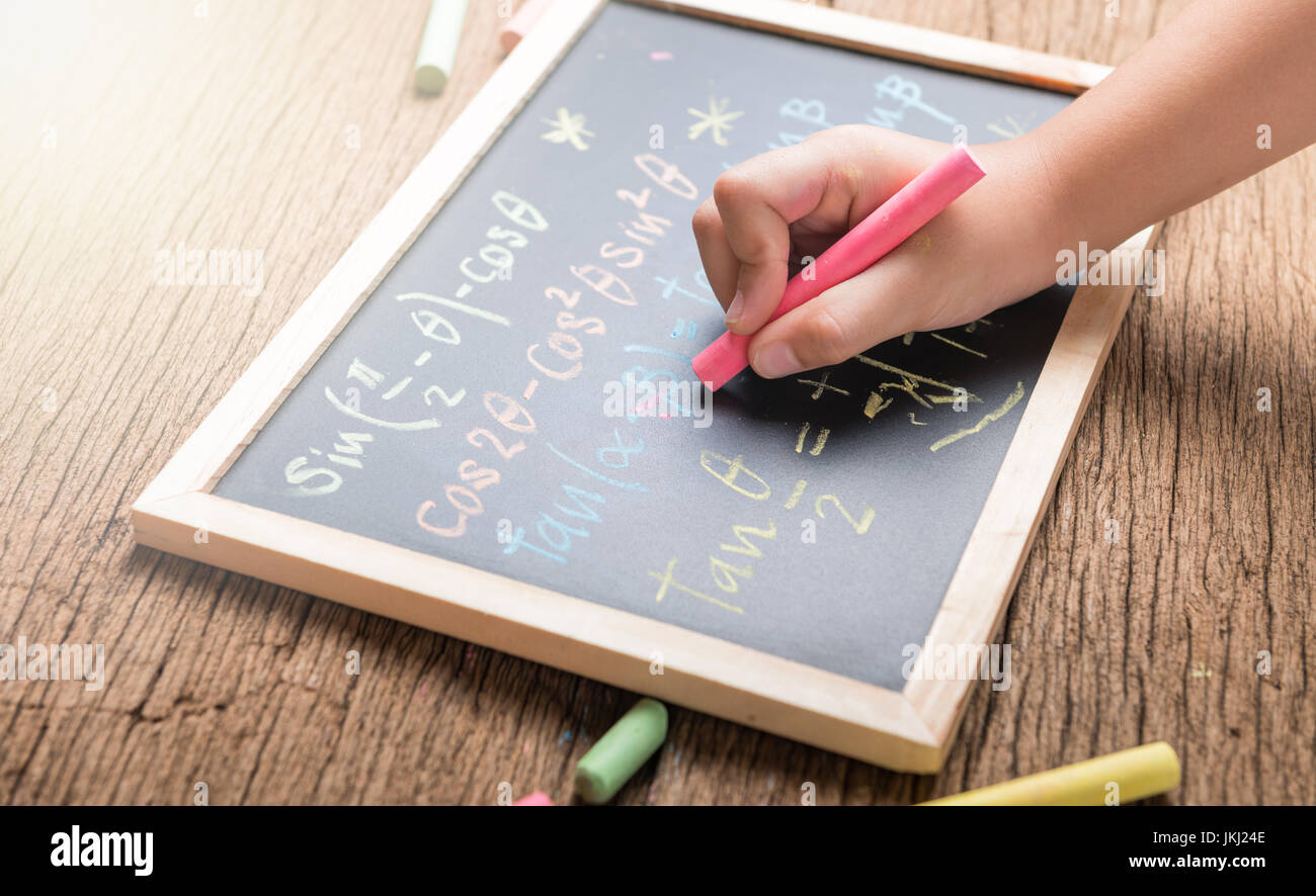 Chalkboard With Math Equations High Resolution Stock Photography and ...