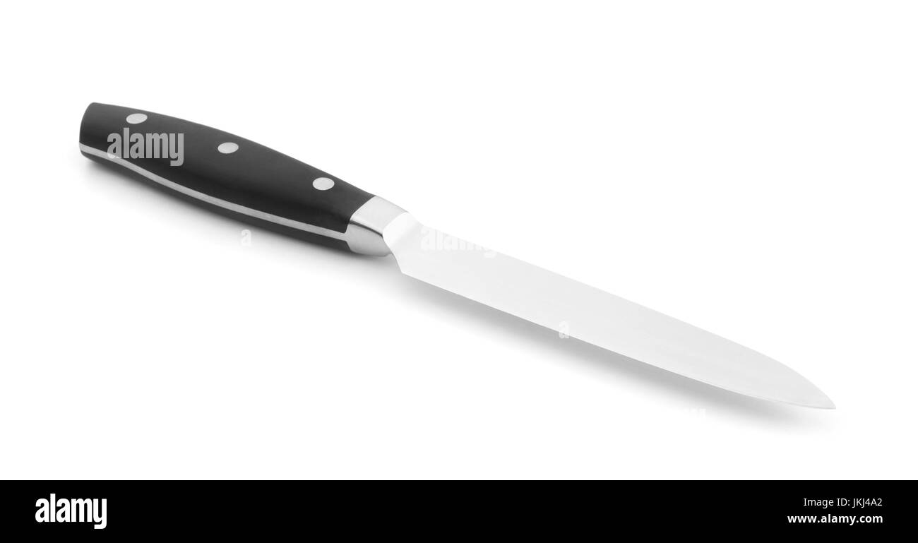 Table knife isolated on white background Stock Photo - Alamy