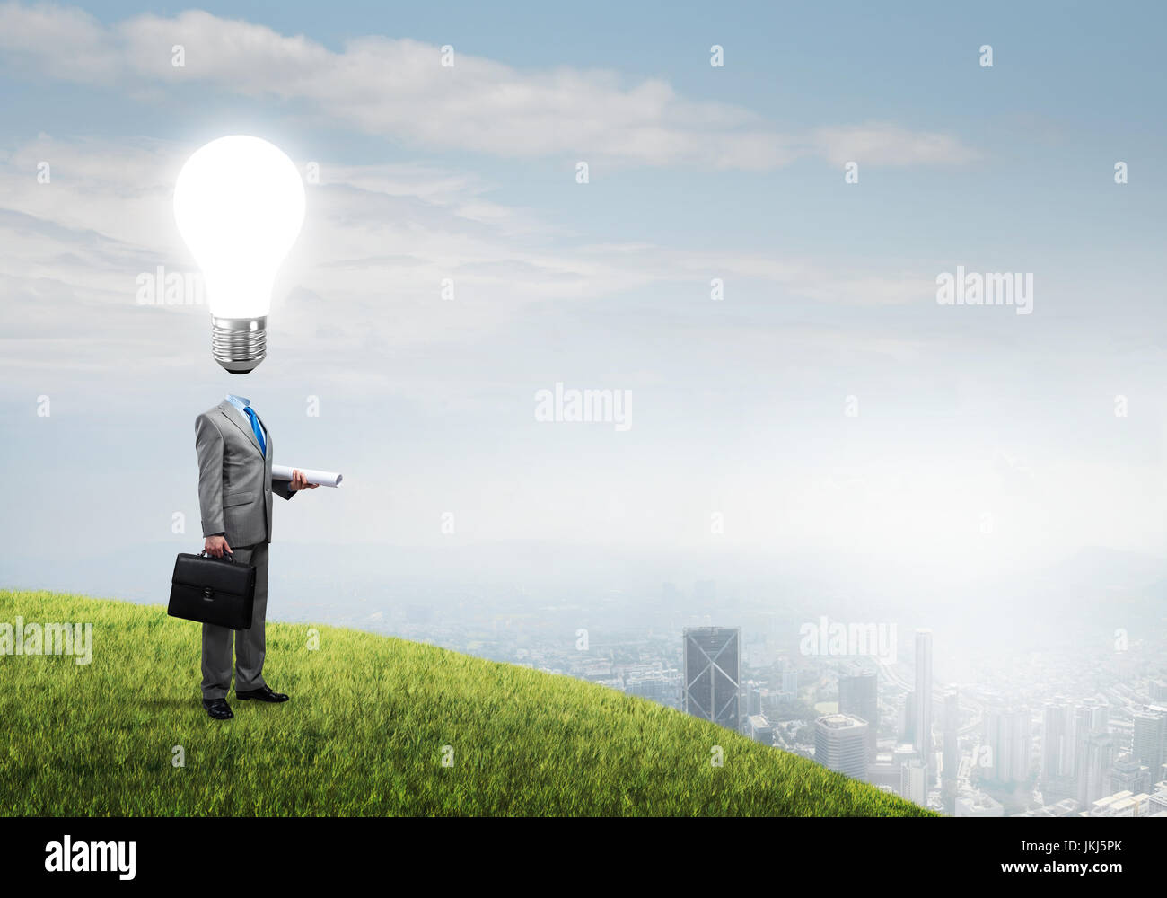 Man of creative ideas Stock Photo - Alamy