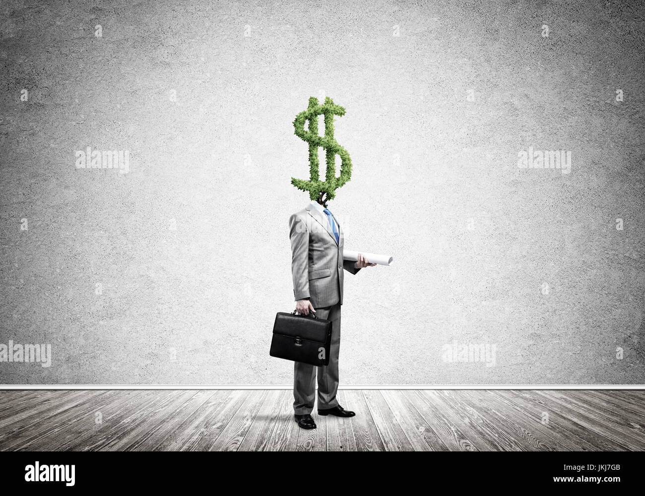He is always thinking about money Stock Photo - Alamy
