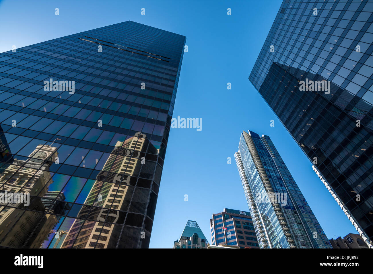 Vancouver, Canada - June 20, 2017: High rises in Vancouver's downtown ...