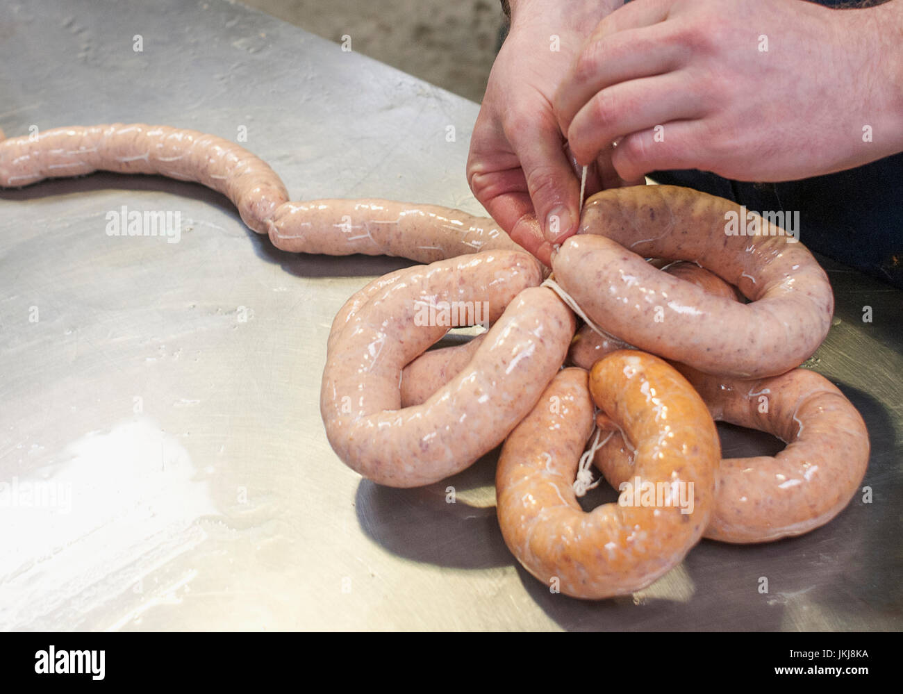 Sausage making hi-res stock photography and images - Alamy