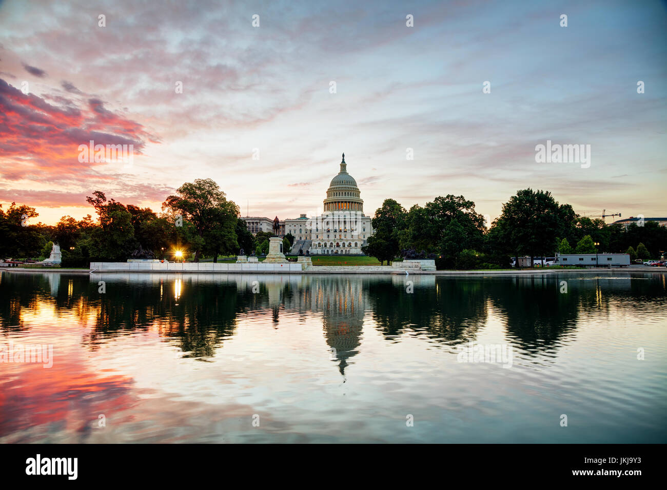 United States Capitol building in Washington, DC at sunrise Stock Photo ...