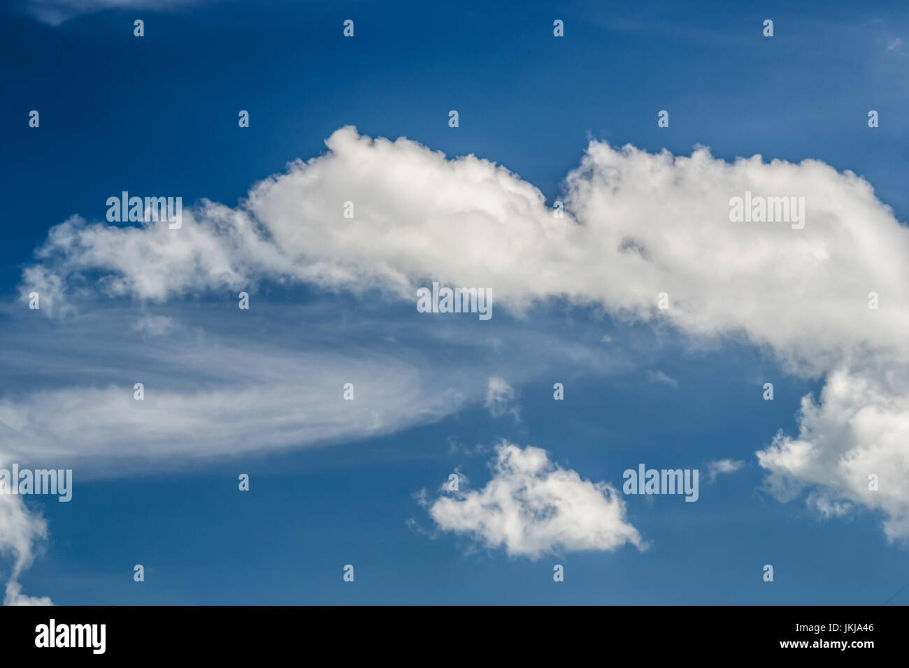 Spring sky with clouds in Poland in May Stock Photo - Alamy