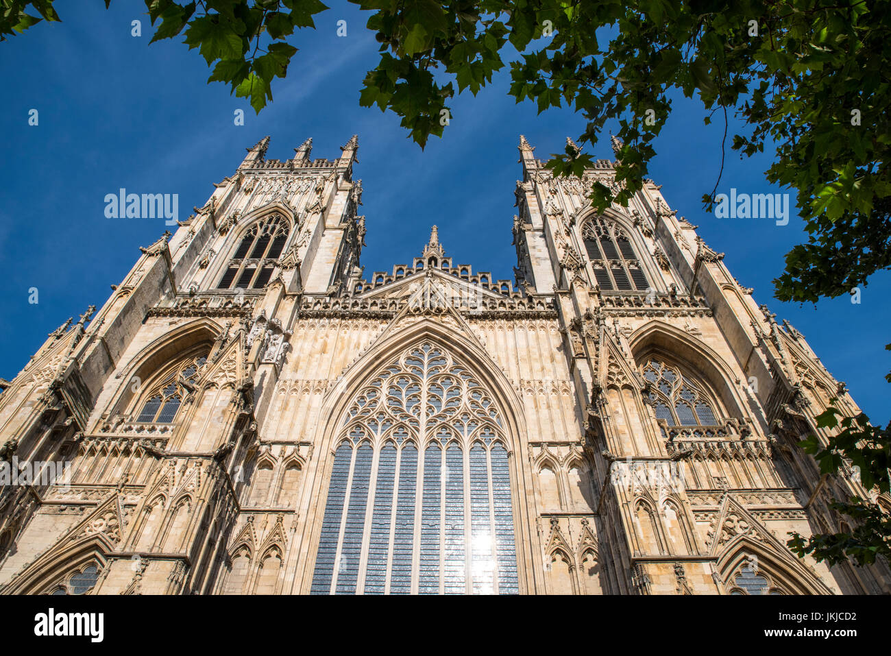 The magnificent York Minster in the historic city of York in England ...