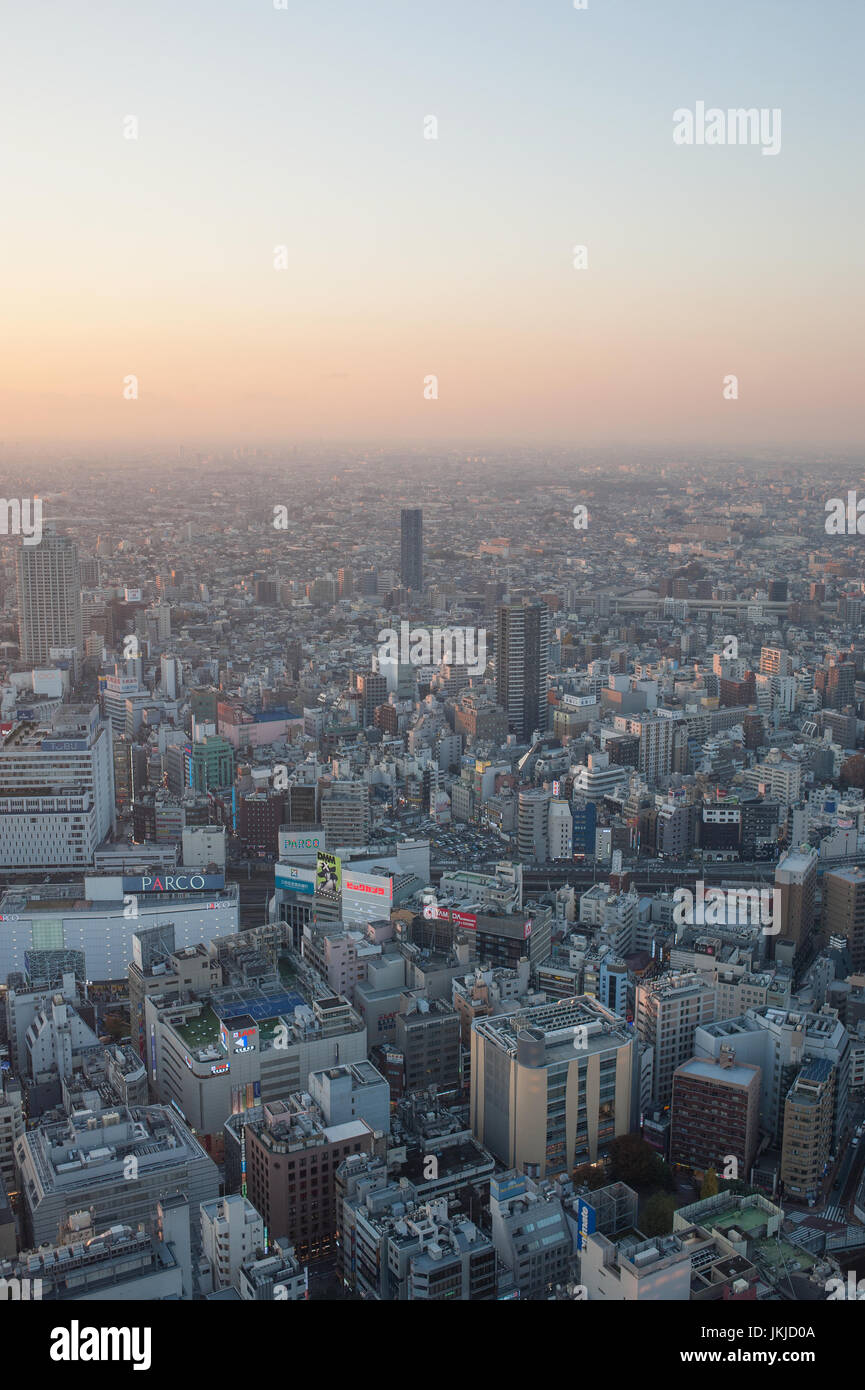 Tokyo, Japan aerial view at sunset Stock Photo - Alamy