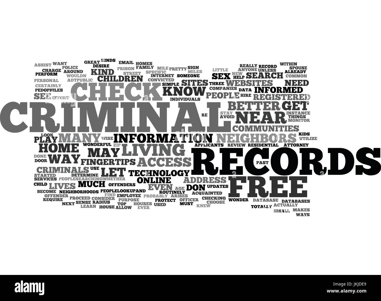 Criminal Records Stock Vector Images - Alamy