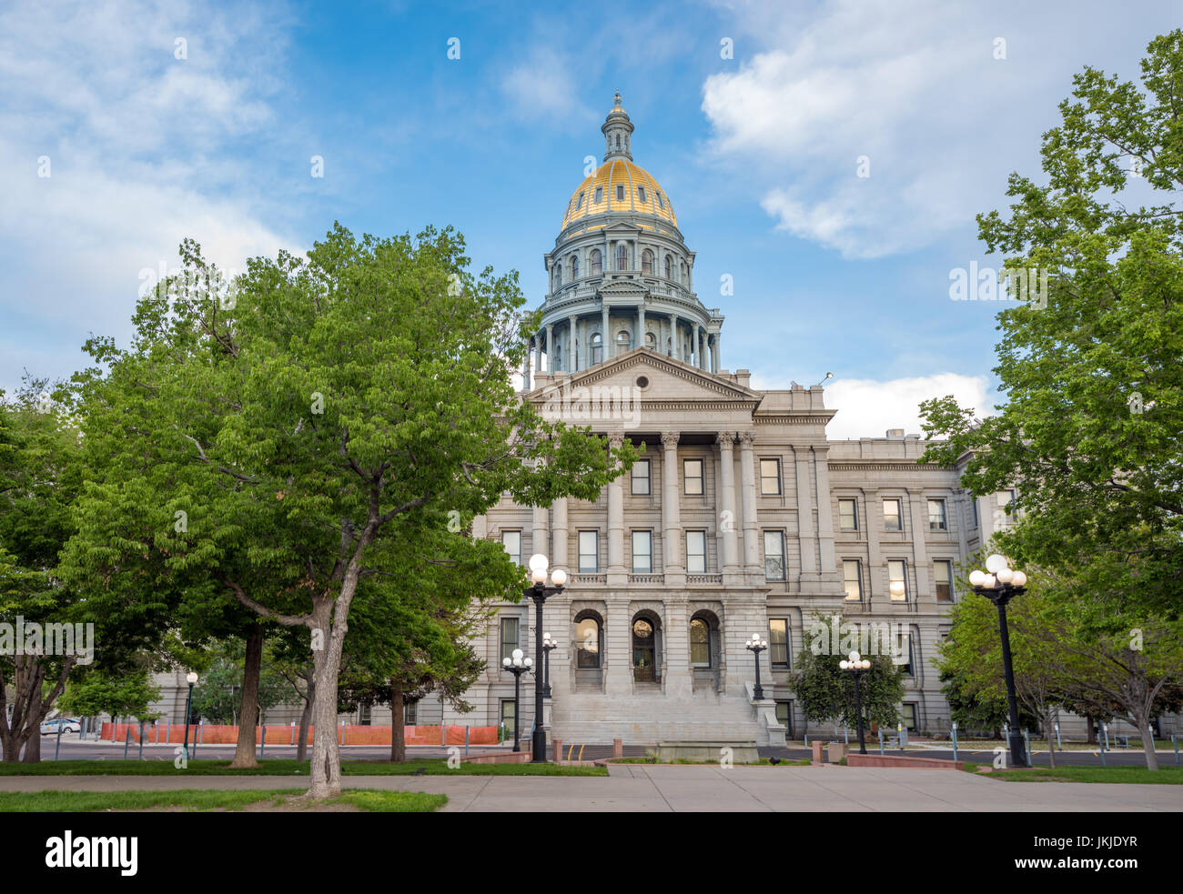Front view of the State Capital of Colorado Stock Photo - Alamy
