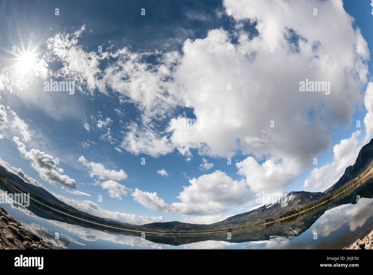 Fish eye lens view hi-res stock photography and images - Alamy