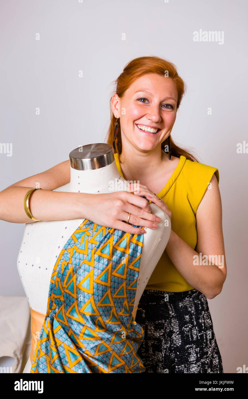 Portrait of fashion designer Stock Photo - Alamy