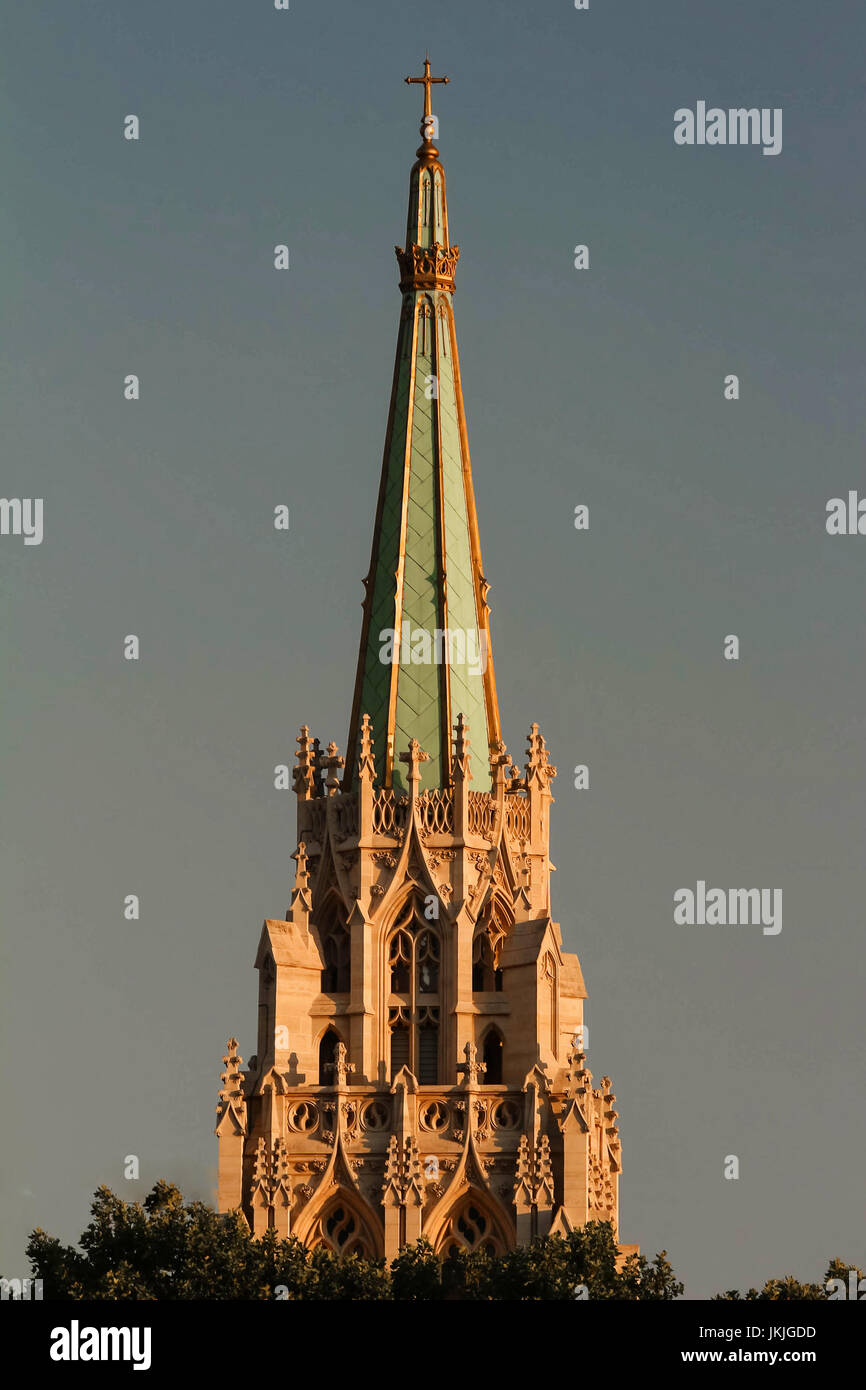 The American Protestant church in Paris,Quay d'Orsay, France Stock ...